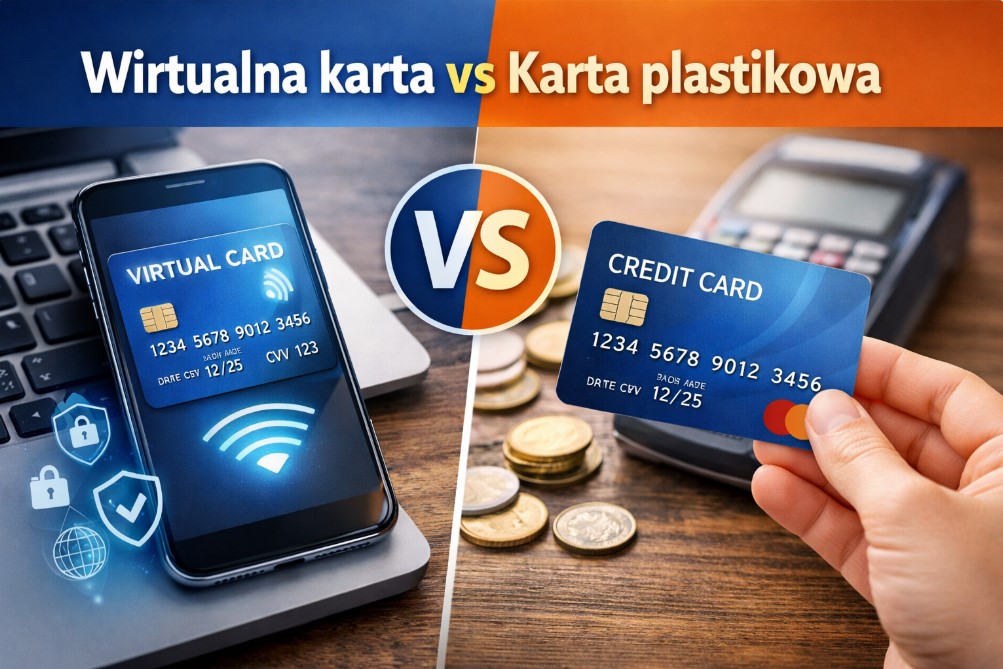 Wirtualna karta a plastikowa – różnice i zastosowanie